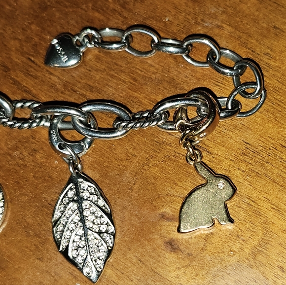 Fossil | Jewelry | Fossil Charm Bracelet | Poshmark